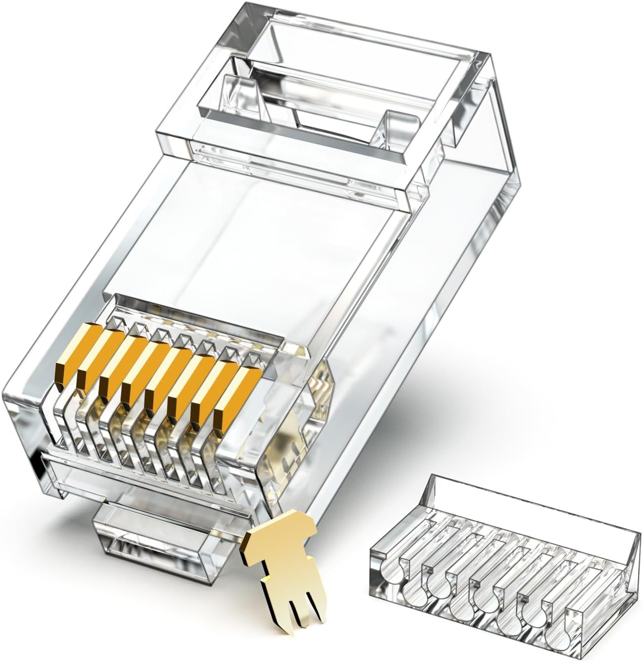 Amazon.com: AMP Tyco Unshielded Cat5e RJ45 Ethernet Network Modular ...