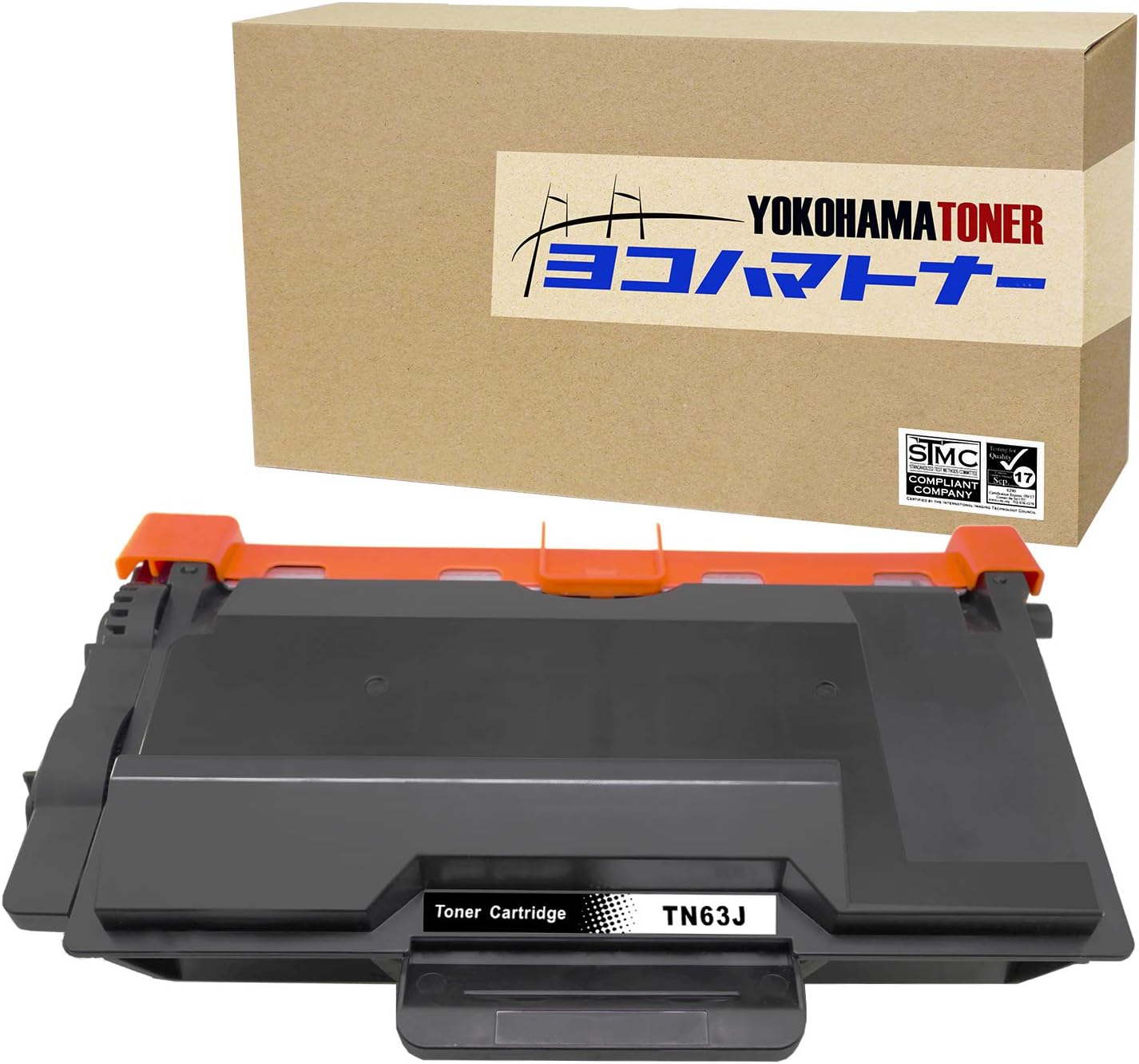 Amazon.co.jp: ブラザー用 TN-63J 互換 【 大容量 互換トナーカートリッジ 】 1本 (TN-62J の増量版) 印刷枚数：約12,000枚 （ISO/IEC19798に ...