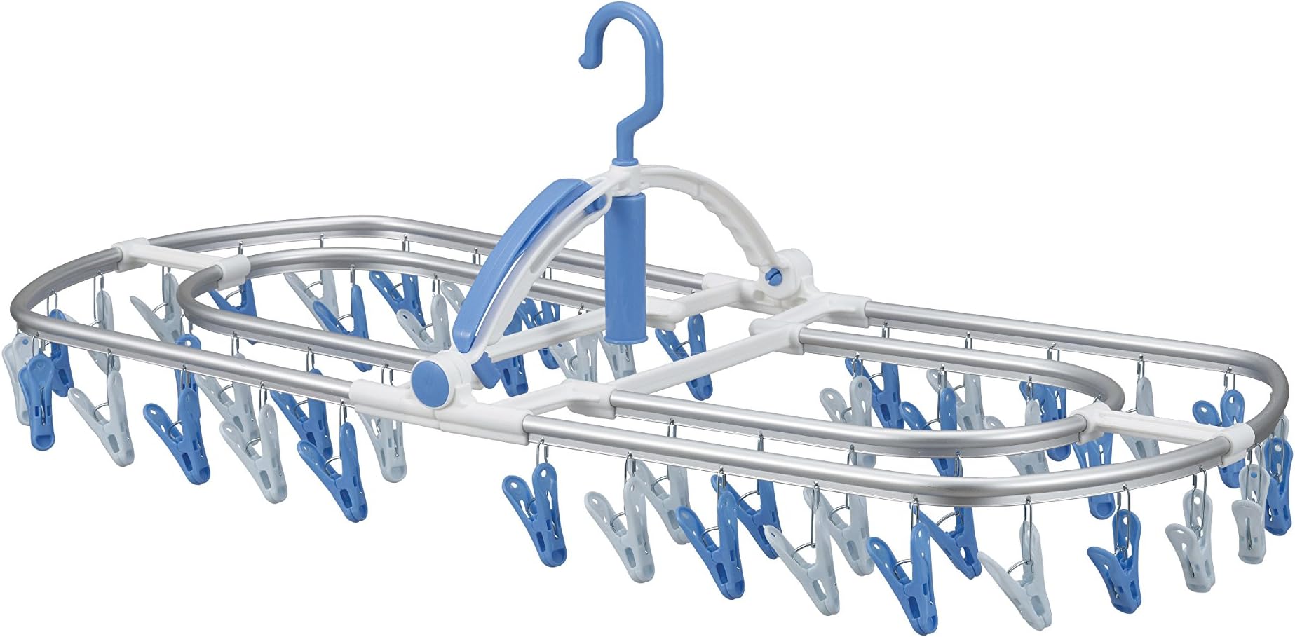 Amazon.co.jp: ニッコー アルミ 角ハンガー 34ピンチ AH-34 : ホーム＆キッチン