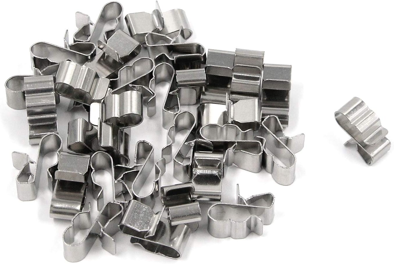 Amazon.com: Quluxe 0.9in Stainless Steel Wire Clips, Frame Wire Clips ...