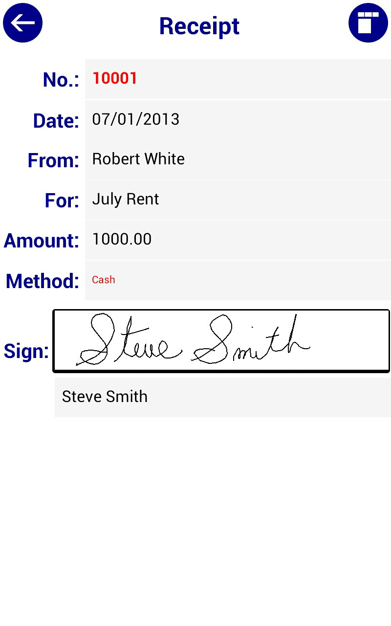 Receipt Book - App on the Amazon Appstore