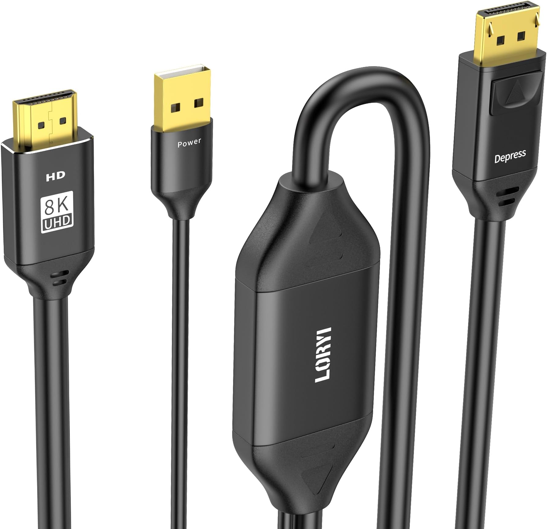 Amazon.com: Amazon Basics Uni-Directional DisplayPort to HDMI Display ...