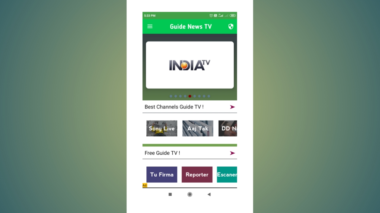 Guide News TV - Aplicativo na Amazon Appstore