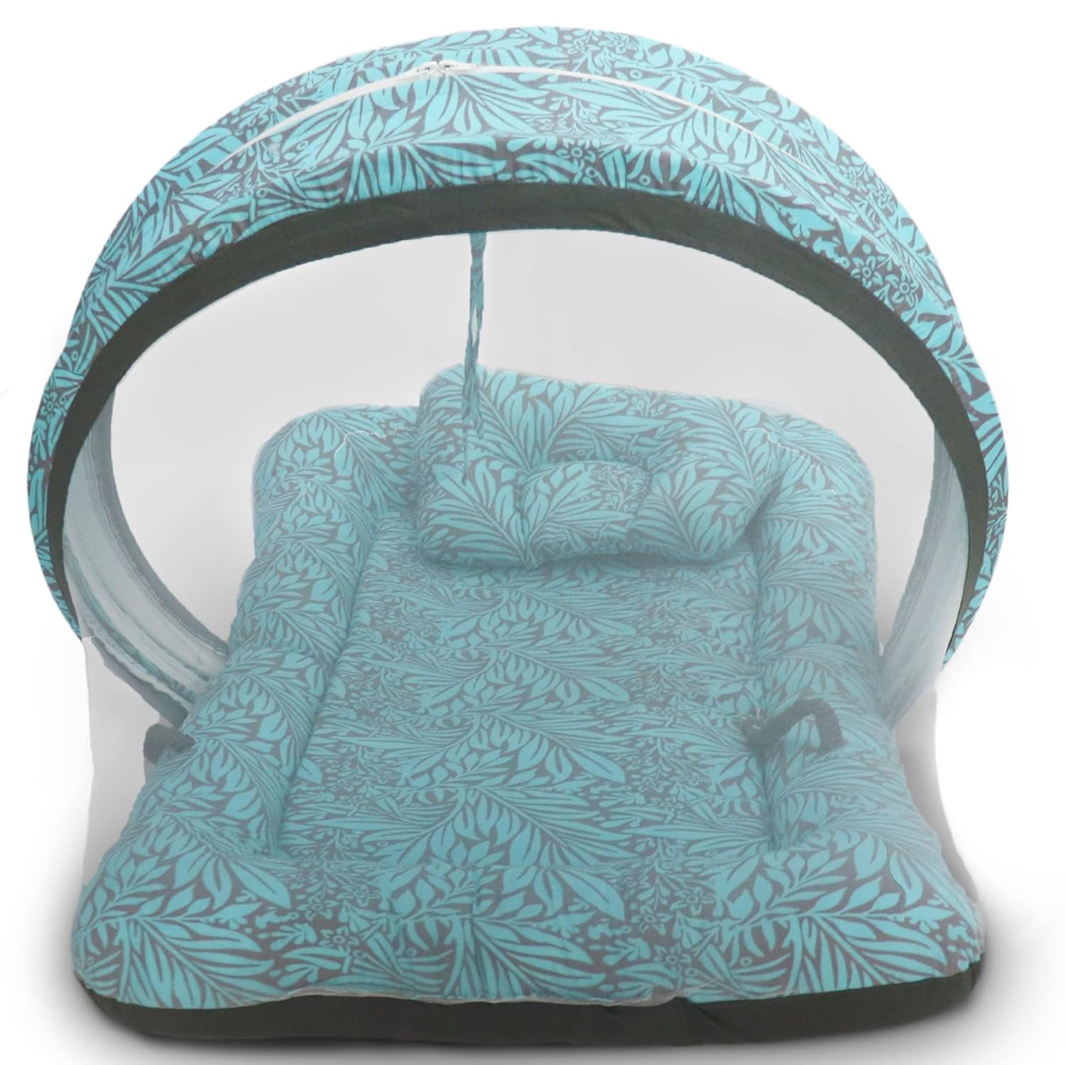 Kradyl Kroft Baby Mosquito Net Flat Bed | Play Mat for Kids with Cotton ...