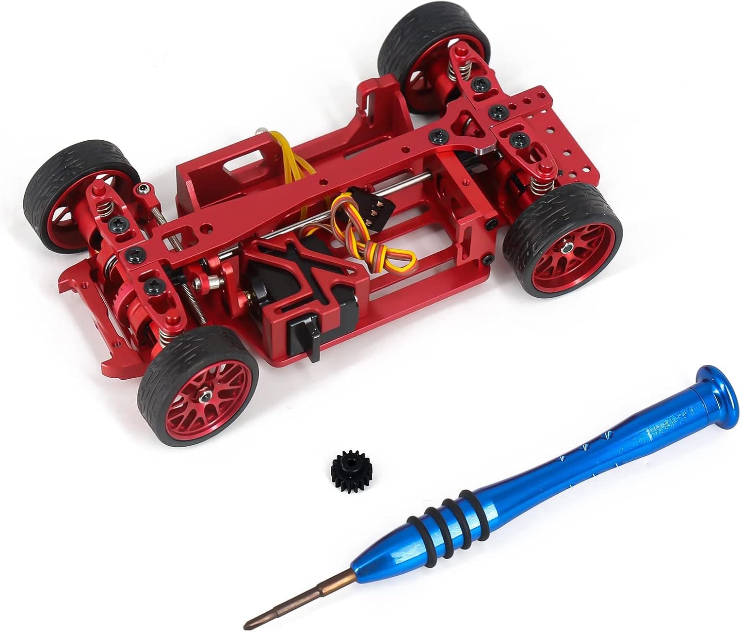 Amazon.com: Abendor New Upgrate MINI-Q 1:28 Rc Car Frame, Aluminium ...