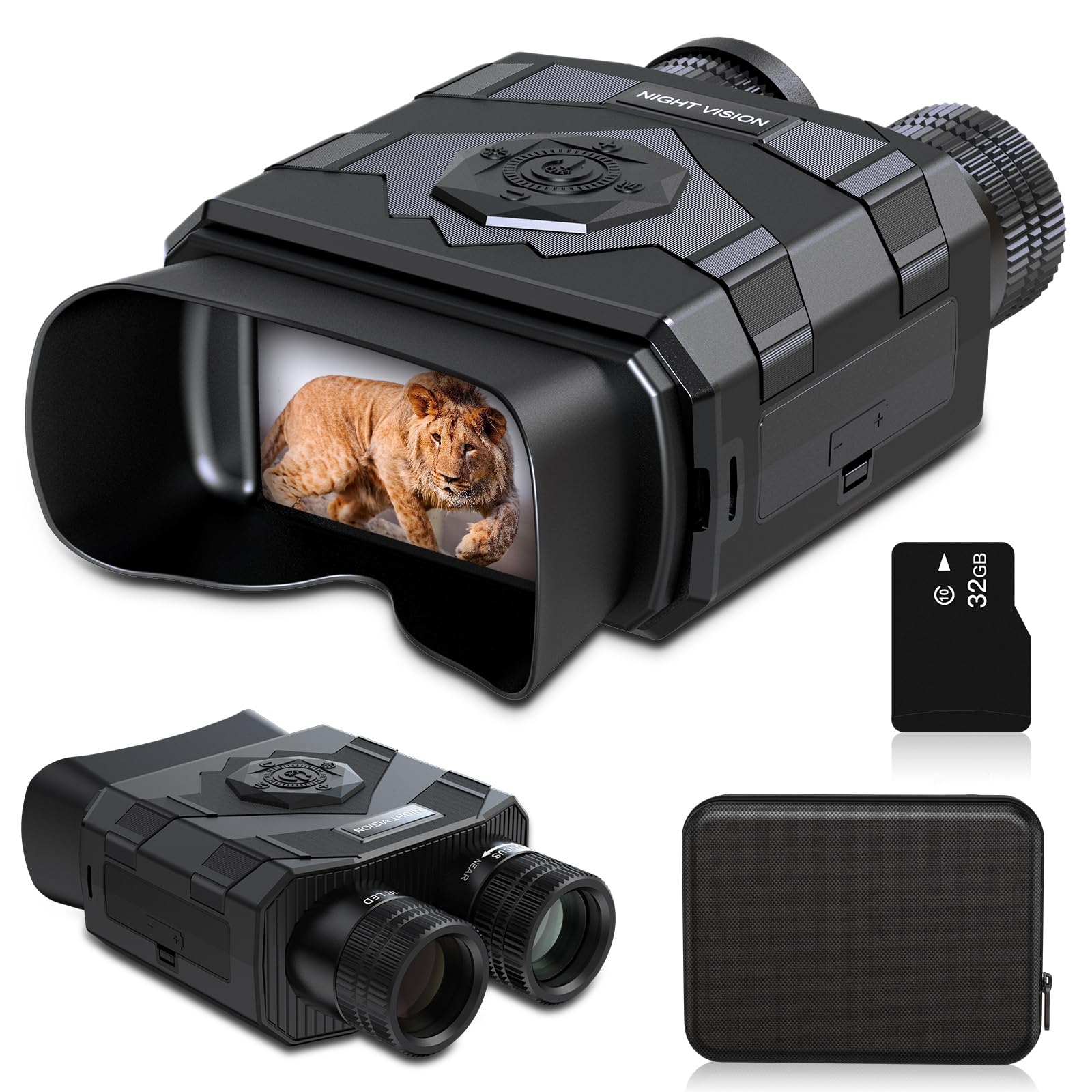 Buy Night Vision Goggles, Relassy Upgraded 1440P QHD Digital Infrared ...