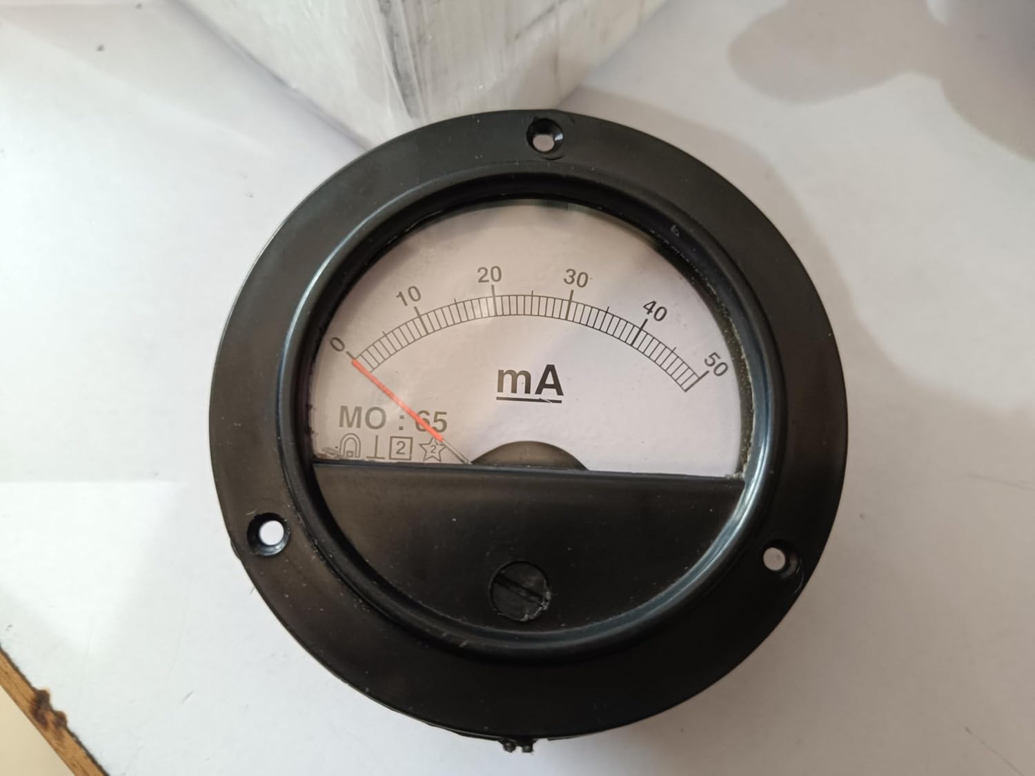 NAUDH Round shape Dial Panel Analog Milli Ampere Meter Scientific ...