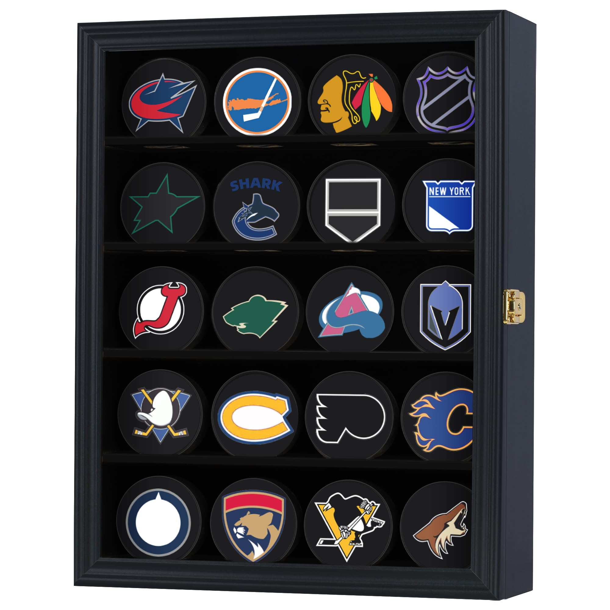 Hockey Puck Display Case Customizable Hockey Puck Display Shelf