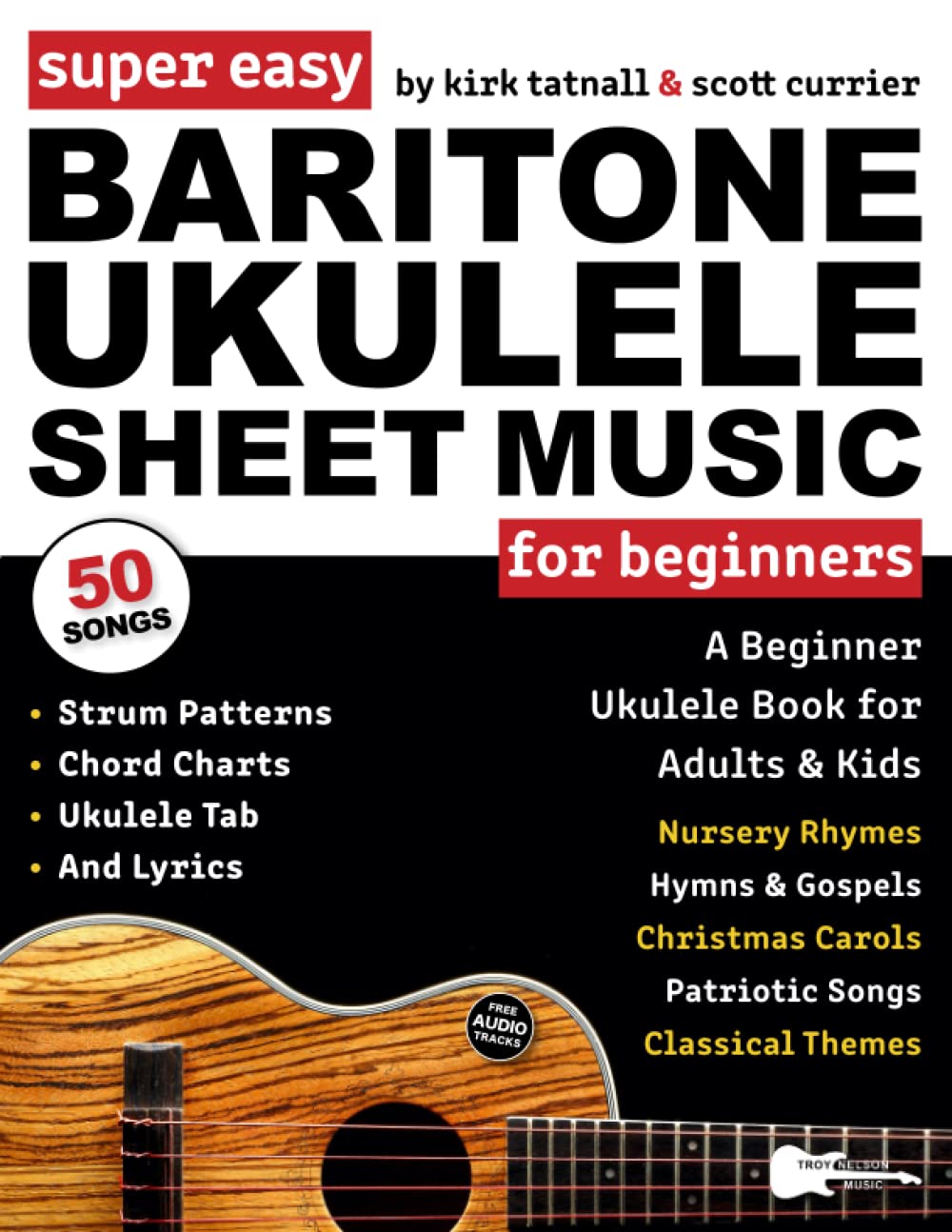 Amazon | Super Easy Baritone Ukulele Sheet Music for Beginners: A ...