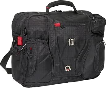 Amazon.com: ful Unisex Adult Fearless Laptop Messenger Bag (Black, 13 x ...