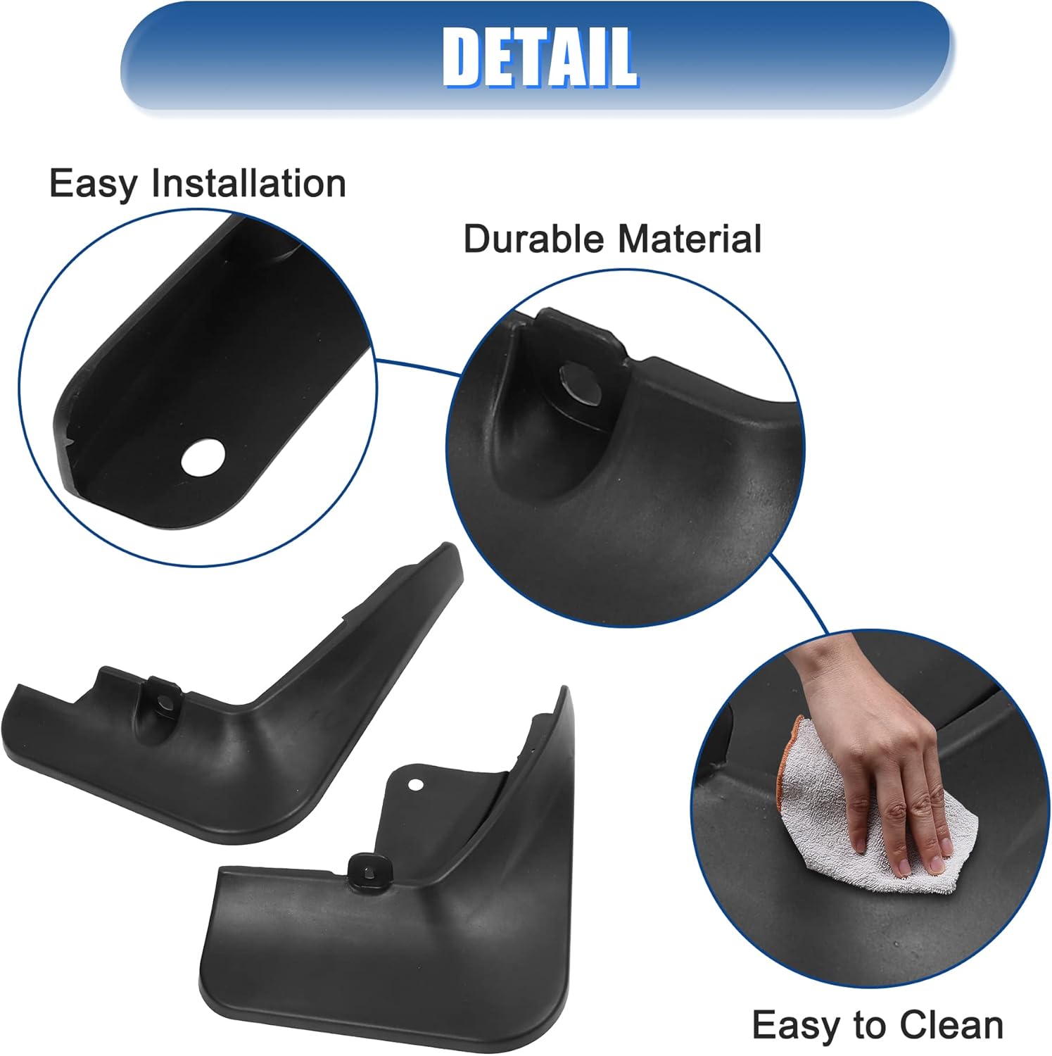 ACROPIX Guardabarros delanteros y traseros para Nissan Sentra con ...