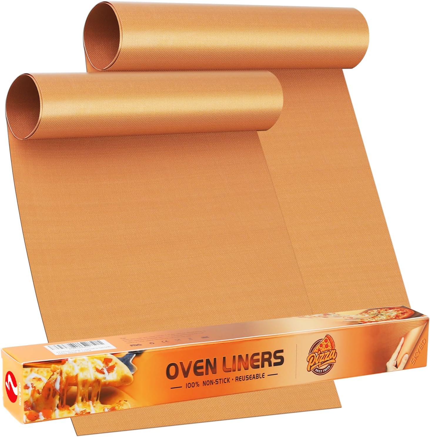 Amazon.com: SKYBD 2 Pack Oven Liners for Bottom of Oven, Reusable ...