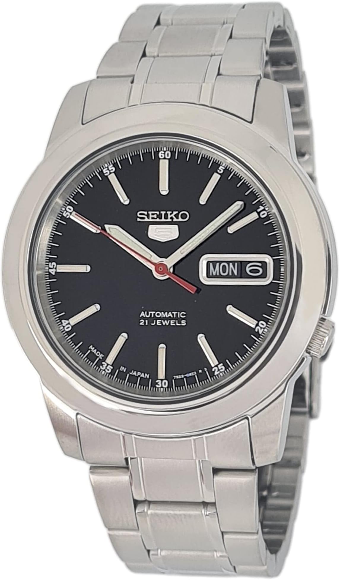 Seiko 5 Men Silver Automatic Analog Watch - Snke53J1 : Buy Online at ...