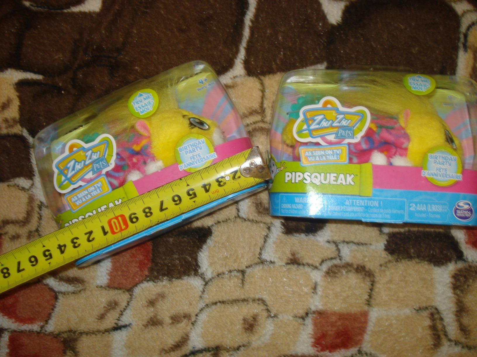 Amazon.com: Zhu Zhu Pets – Birthday Party Pipsqueak 4” Hamster Toy with ...