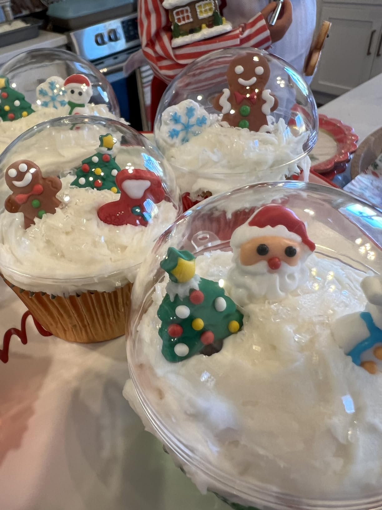 Amazon.com: Christmas Icing Decorations, edible Icing Decoration, Xmas ...
