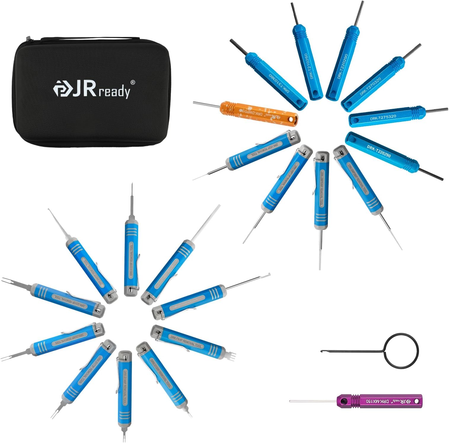 Amazon.com: JRready ST5258 Electrical Pin Extractor Tool Kit with 6PCS ...