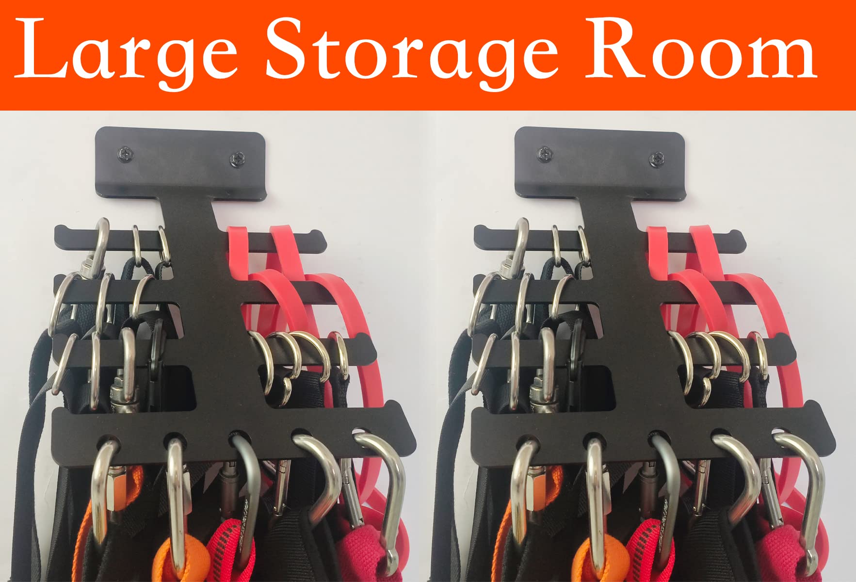 Snapklik.com : TAFEIDA Gym Storage Resistance Band Rack. 2 PCS Upgraded ...