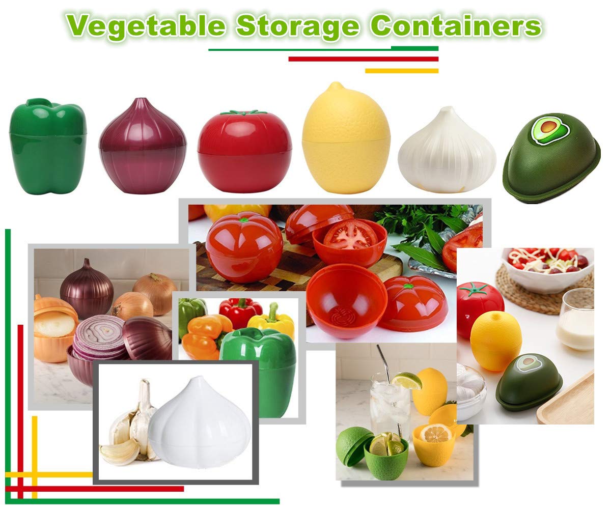 Buy Classic Food Savers Set of 6 - Vegetable Protectors - Avocado ...