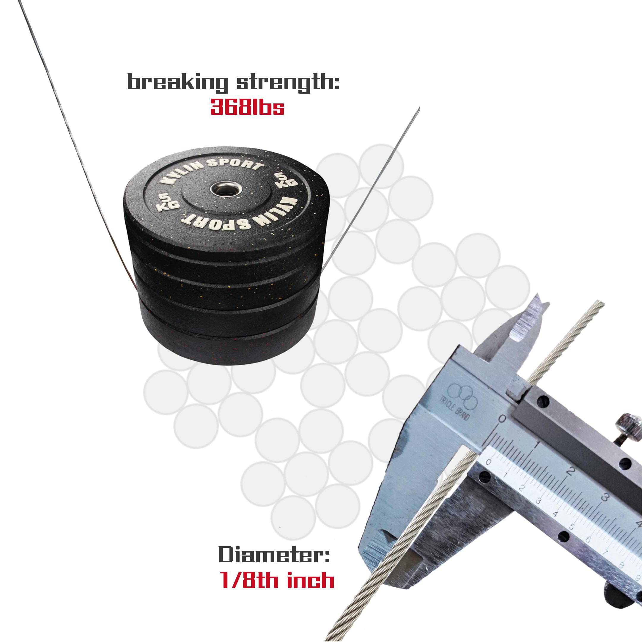 Snapklik.com : 1000FT 1/8" T316 Stainless Steel Wire, Stainless Steel ...