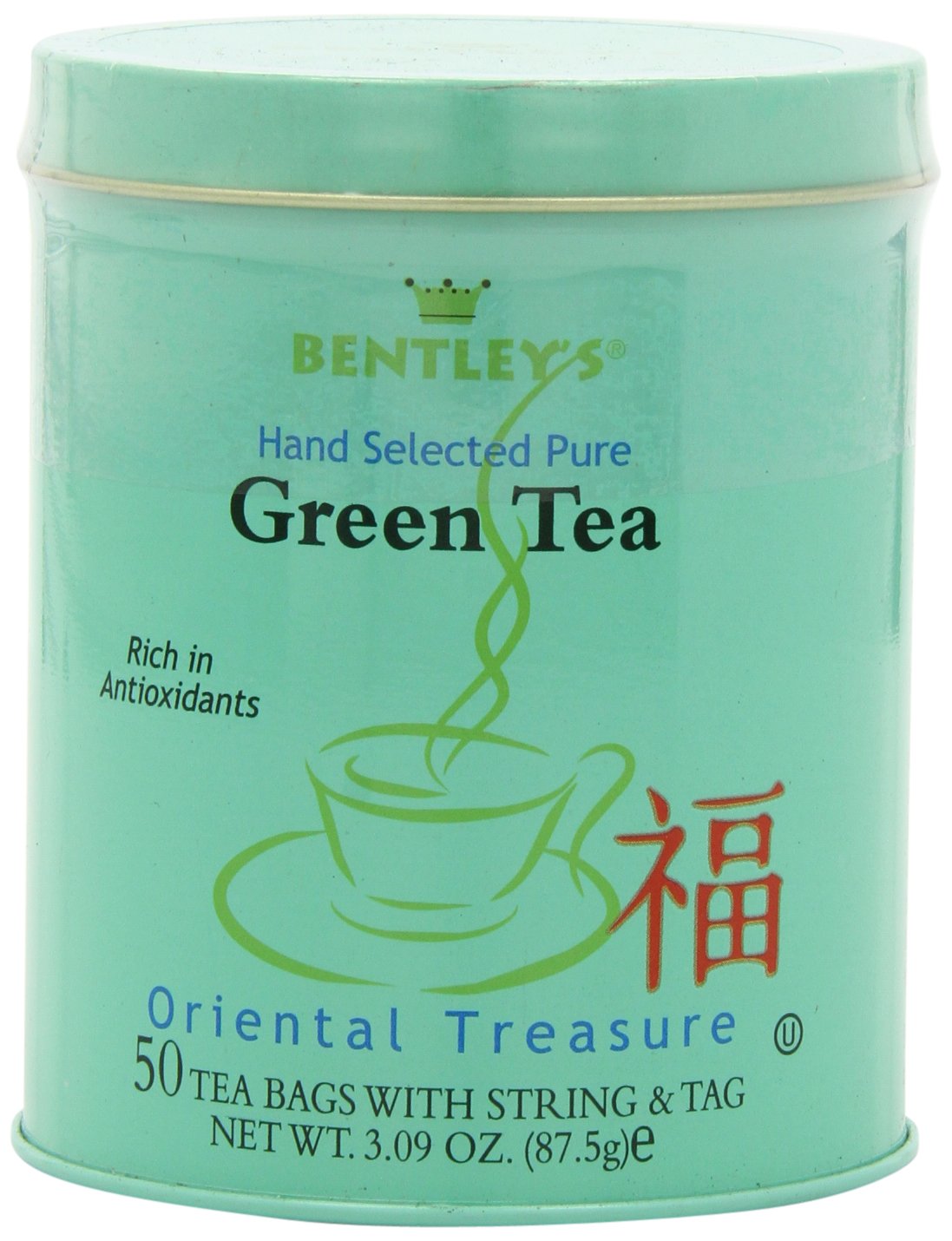 Amazon.com : Bentley's Royal Oriental Treasure Green Tea, 50 Count Tea ...