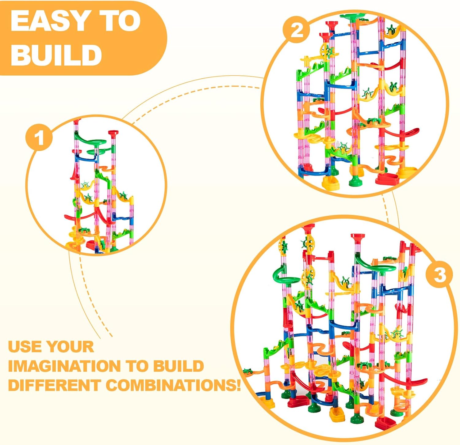 232 Pcs Marble Run Set,Marble Maze Game Construction Philippines | Ubuy