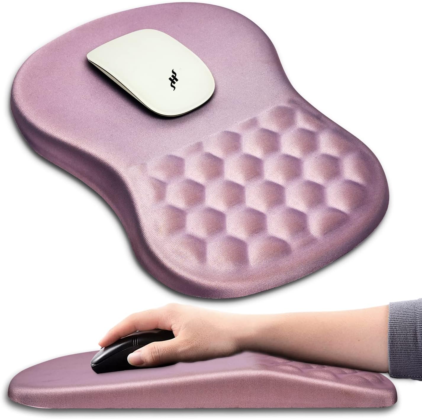 Hokafenle - Alfombrilla de mouse ergonómica con diseño de masaje ...