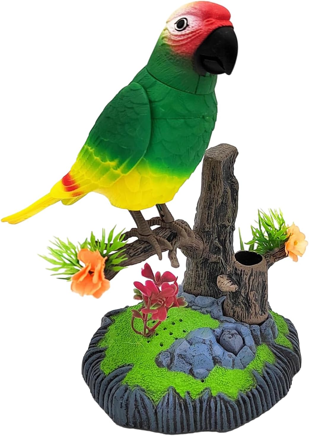 Amazon.co.jp: Talking Bird, ABS Electronic Chirping Bird, Interactive ...