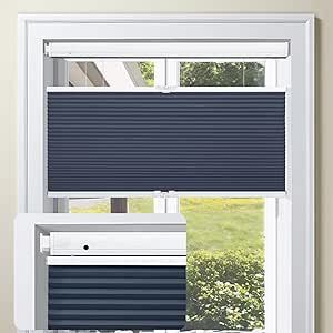 Amazon.com: MiLin No Tools Top Down Bottom Up Cordless Cellular Shades, No Drill Blinds for ...