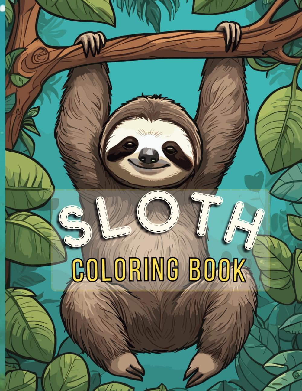 Sloth coloring book: A Sloth coloring pages for Sloth lovers, 30 Easy ...