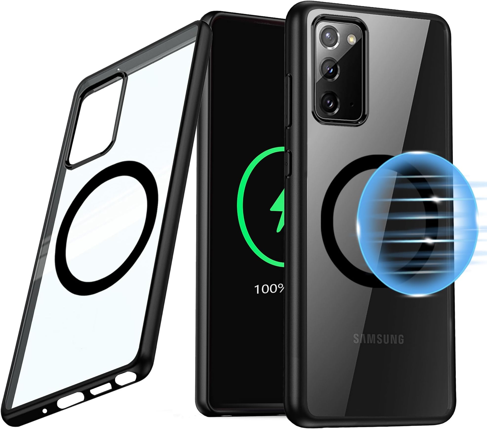 Amazon.com: Guizzcg for Samsung Galaxy Note 20 Magnetic Case (6.7-inch ...