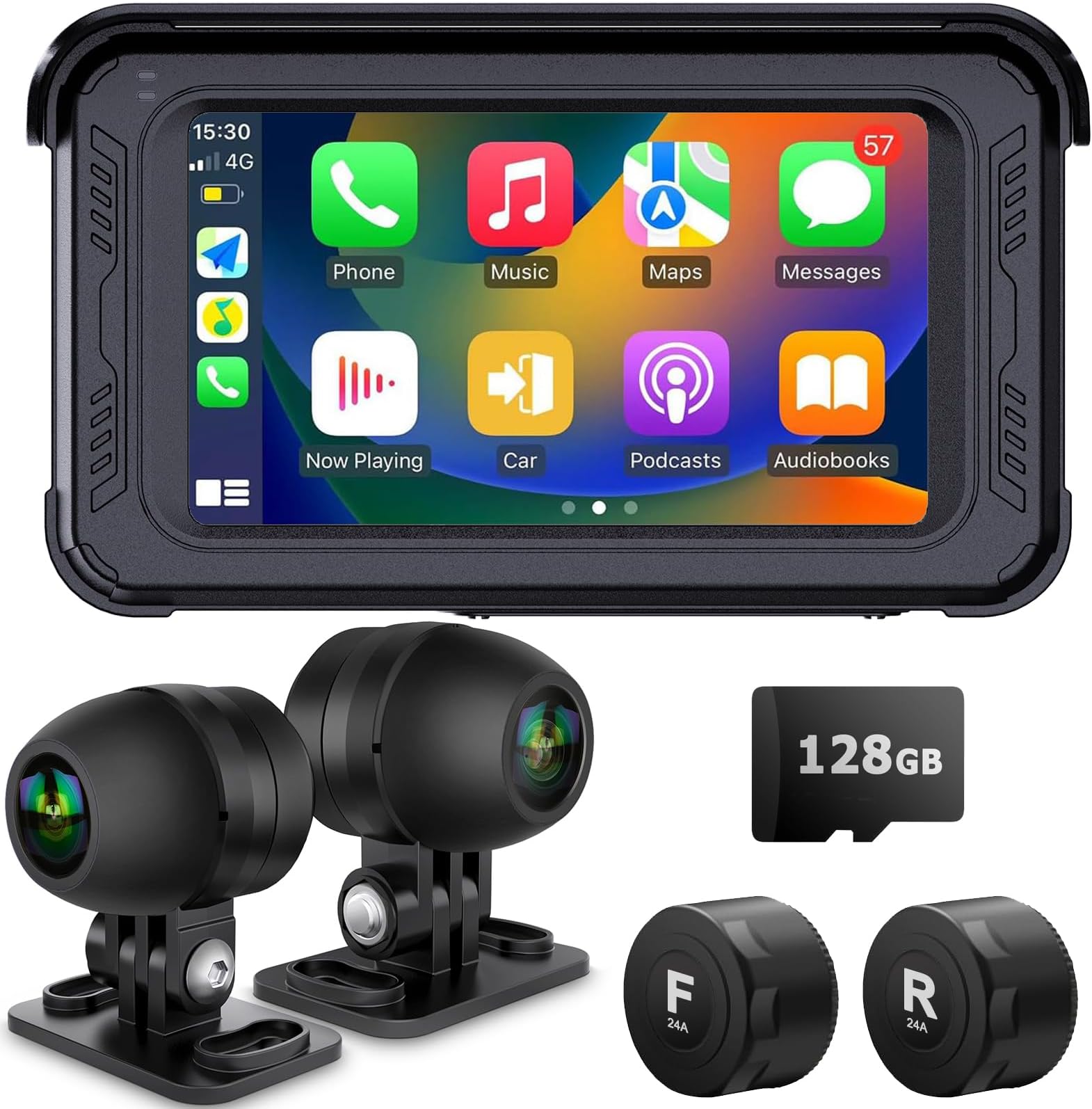 Amazon.com: MD10PRO Motorcycle Full Waterproof Dash Cam, ZOMFOM ...