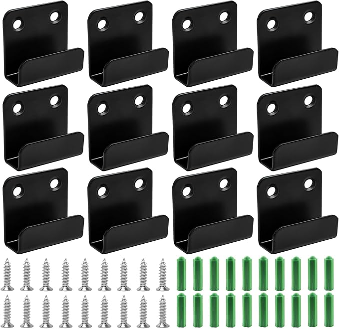12 Pack Mirror Clips for Wall Mounting, Heavy Duty Mirror Hangers ...