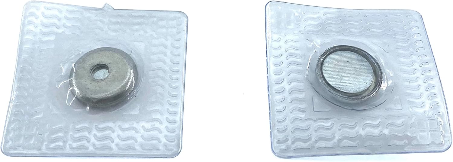 Amazon.com: 3dancraftit Invisible Hidden Sew on Water Proof Round ...