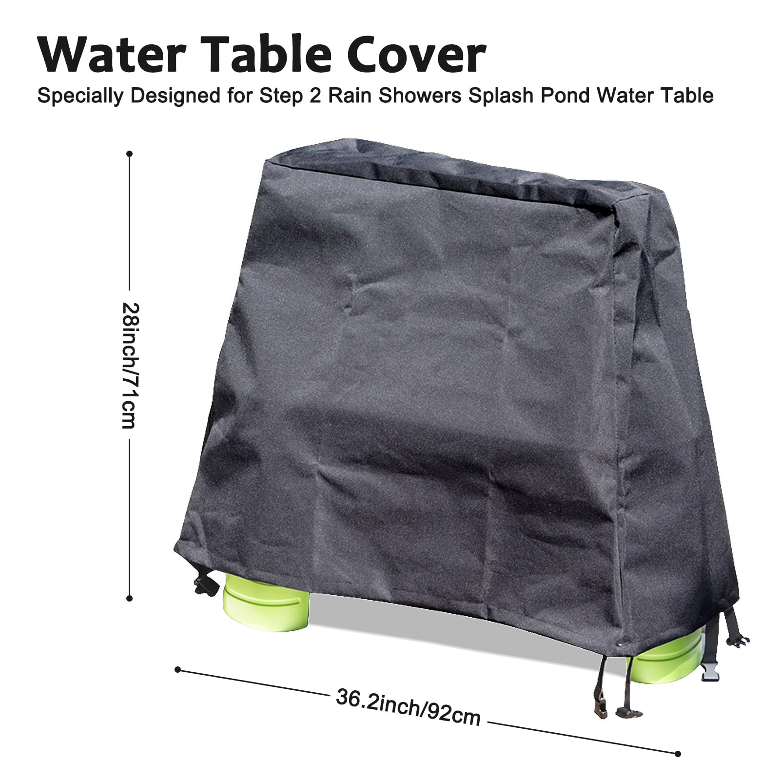 Snapklik.com : ZAWAGIIK Kids Water Table Cover Fit Step 2 Rain Showers ...
