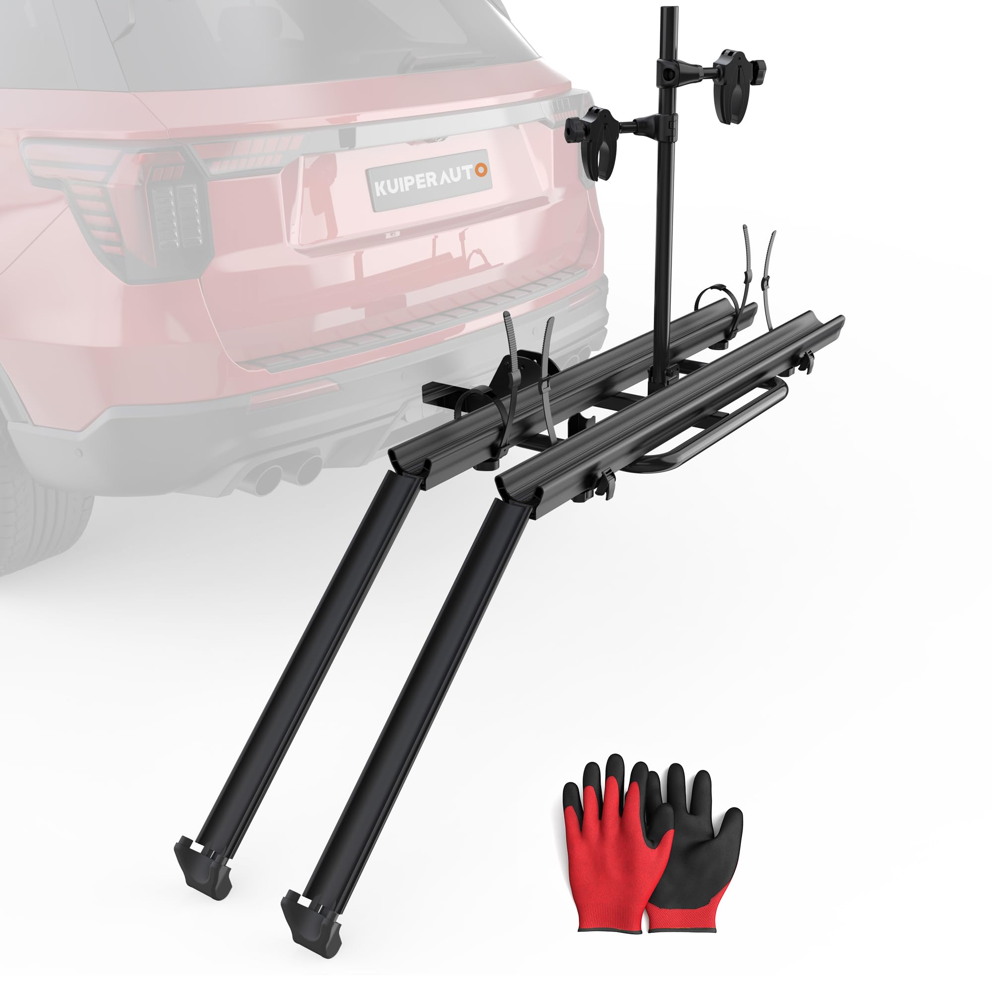 Amazon.com: KUIPERAUTO Aluminum 2 EBikes Foldable 2'' Hitch Mounted ...