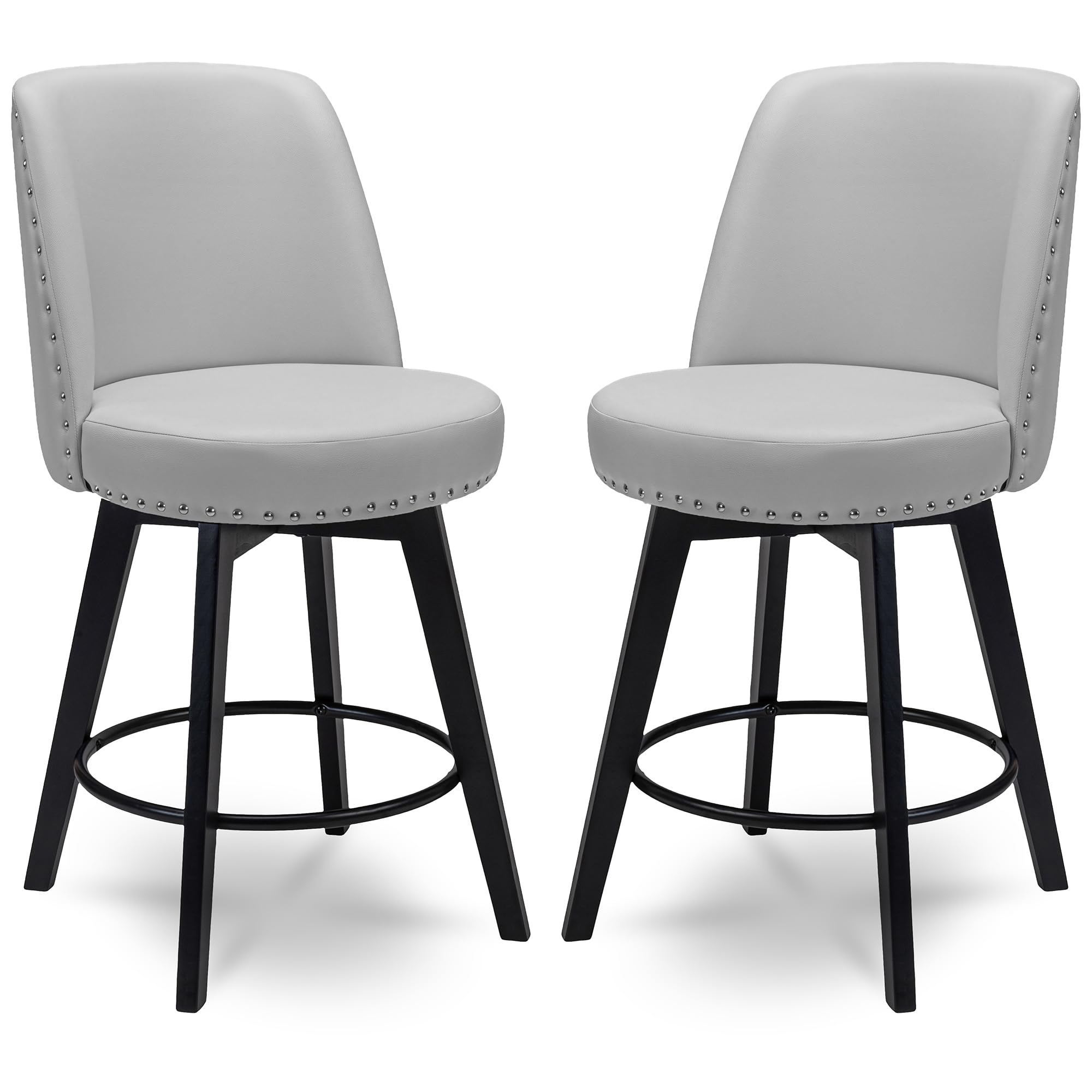 Amazon.com: MINCETA Counter Stools,26" 360-Free Swivel Stool with High ...