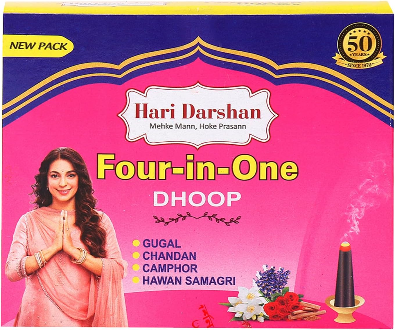 Darshan Incense - Om Sambrani Sticks Pack of 12 (12 x 16 Sticks = 192 ...