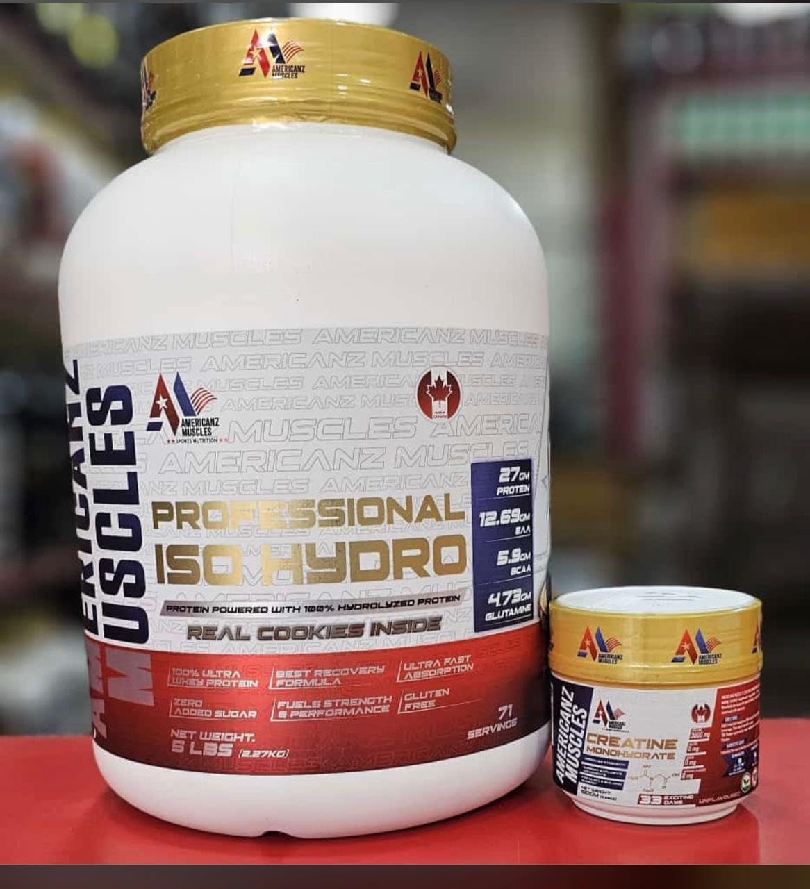 Americanz Muscles Professional ISO HYDRO Protein | 27g Per Scoop | 28 ...
