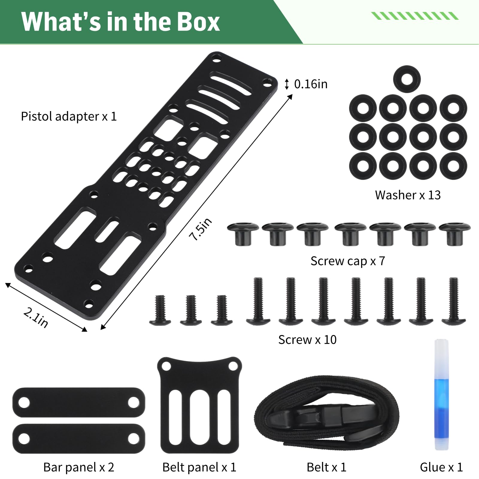 Snapklik.com : Tactical Modular Holster Adapter For QLS Kit, Drop Leg ...