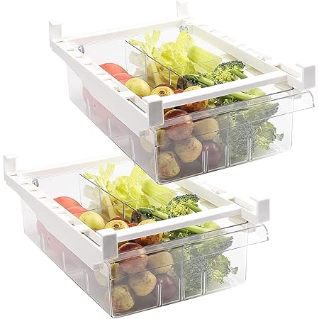 Amazon.com: Sorbus Pull Out Fridge Drawer - Attachable Deli Drawer ...