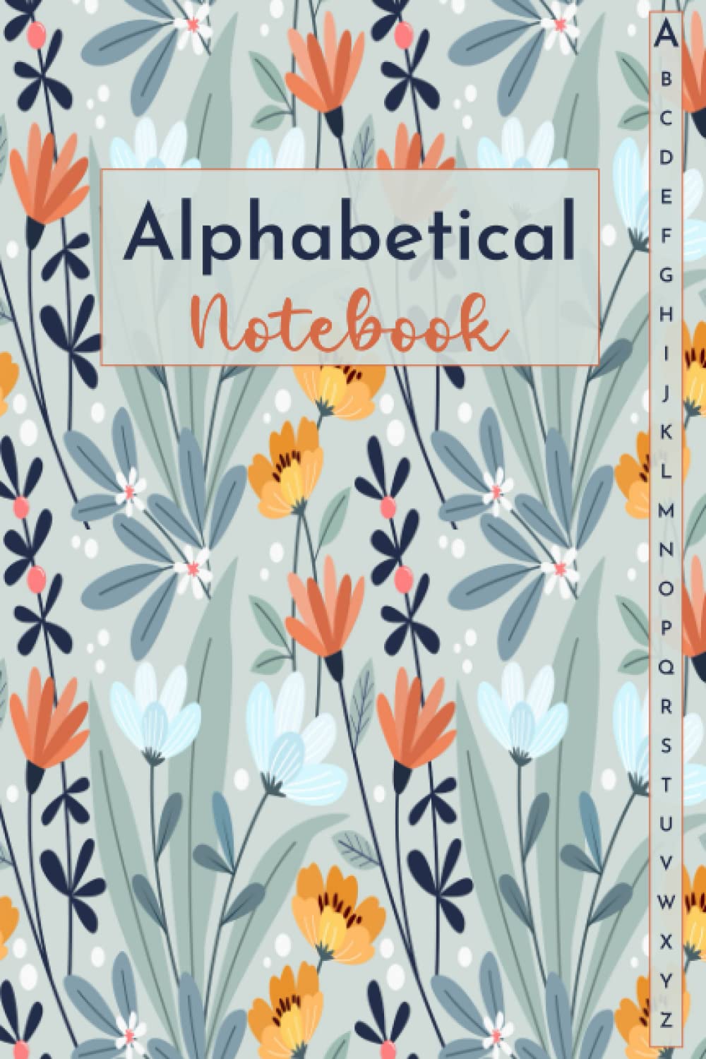 A-Z Notebook A5: A-Z Lined Notebook With Alphabetical Tabs Printed | 4 ...