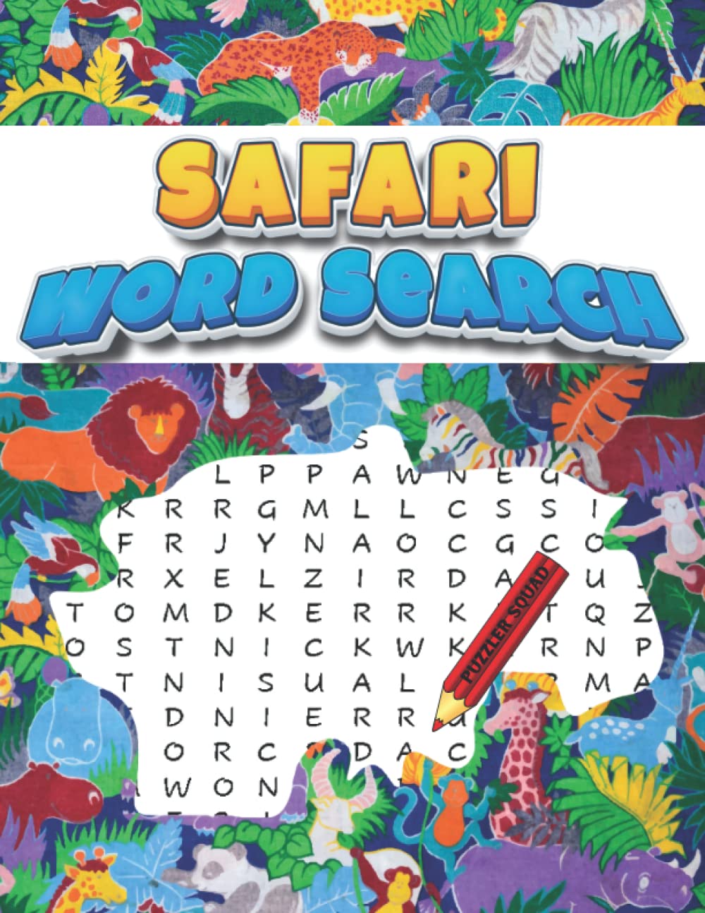 Safari Word Search: African Safari Word Search Puzzle Book for Adults ...