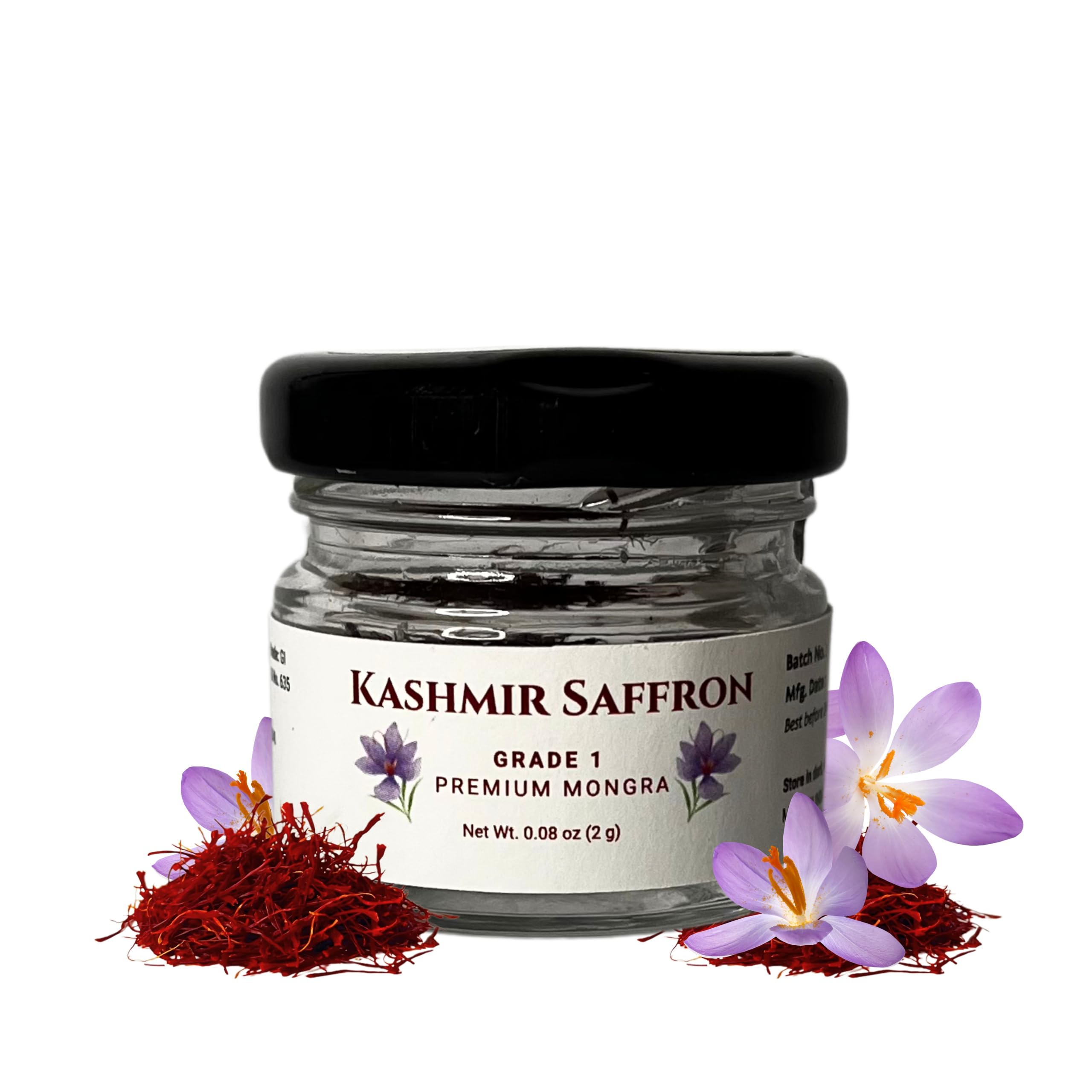 Amazon.com : Kashmiri Saffron - Premium Grade A+ All Red Saffron ...
