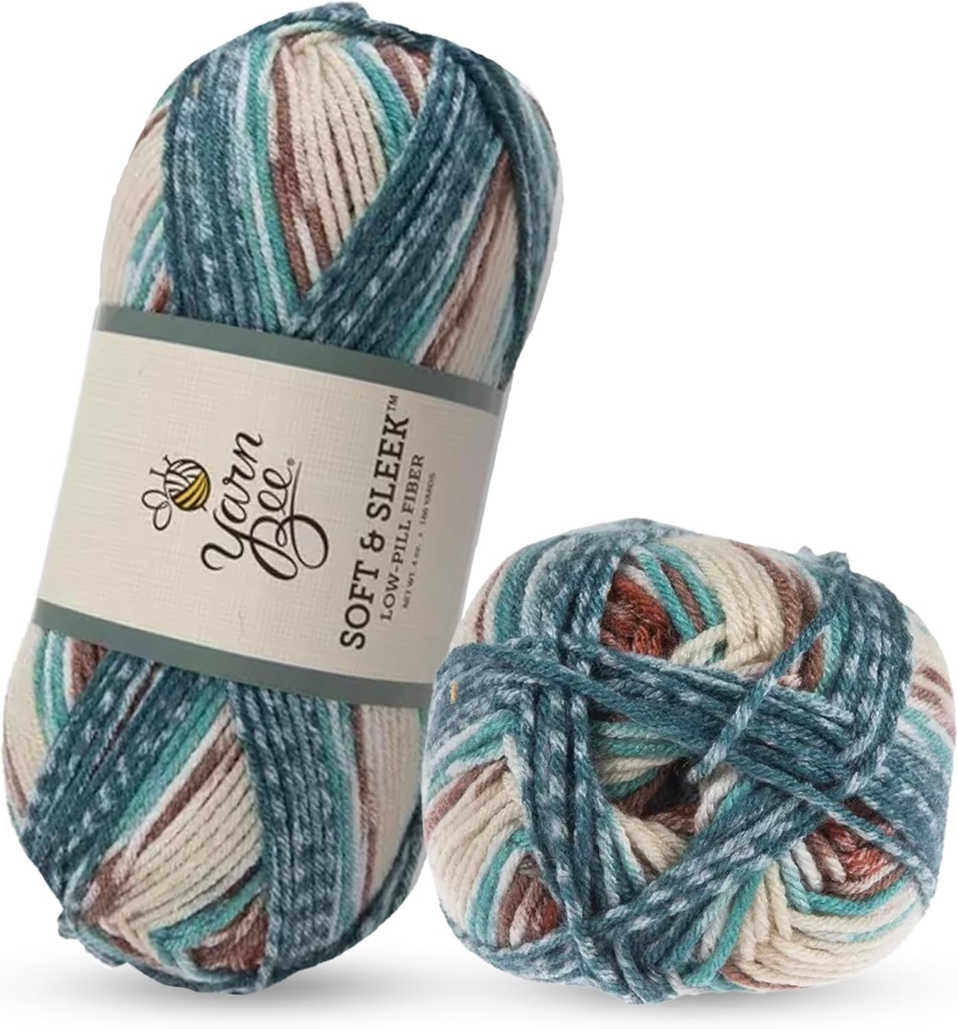 Amazon.com: Yarn Bee 4 - Medium Yarn for Crocheting & Knitting – Soft ...