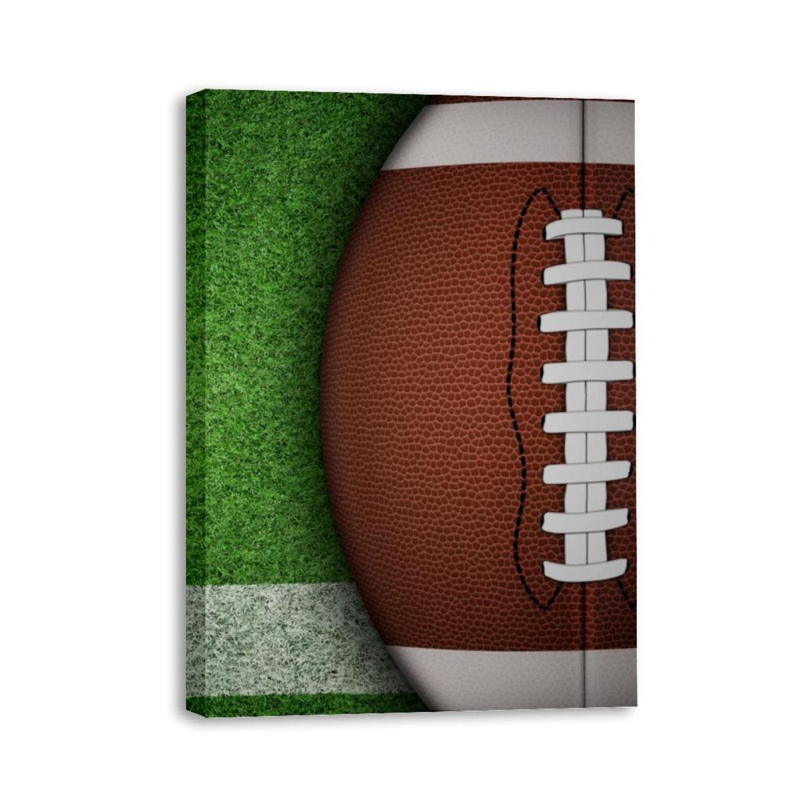 Nfl Football Ball On Grass