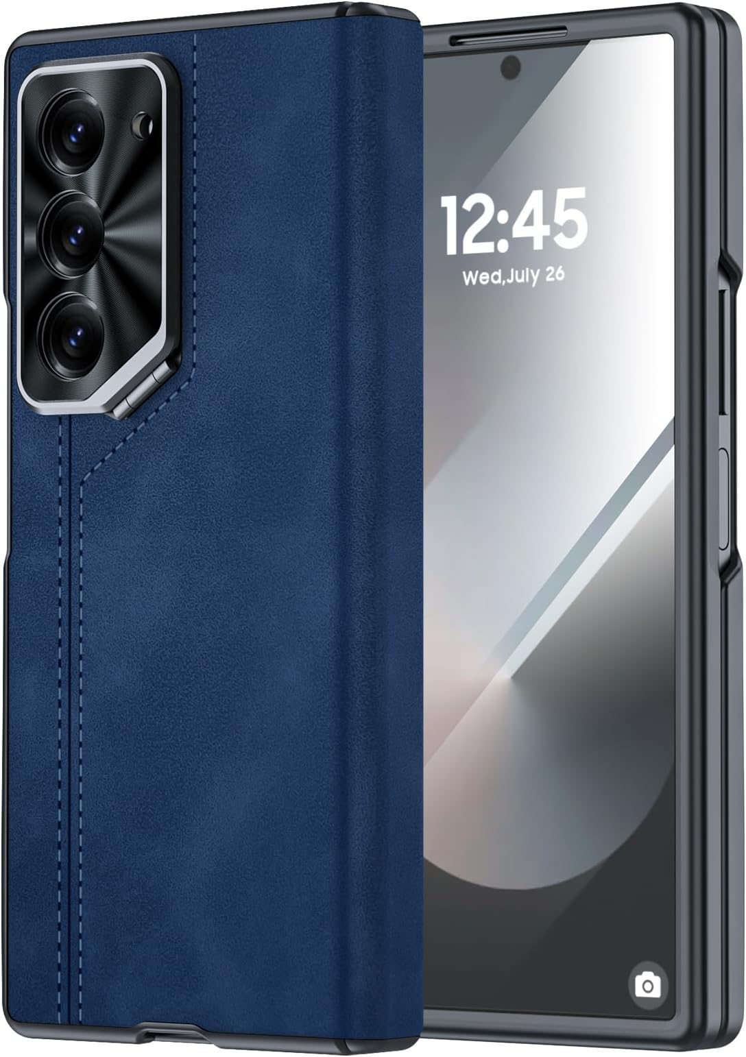 CENMASO for Samsung Galaxy Z Fold 6 Case, Z Fold 6 Case with Hinge ...