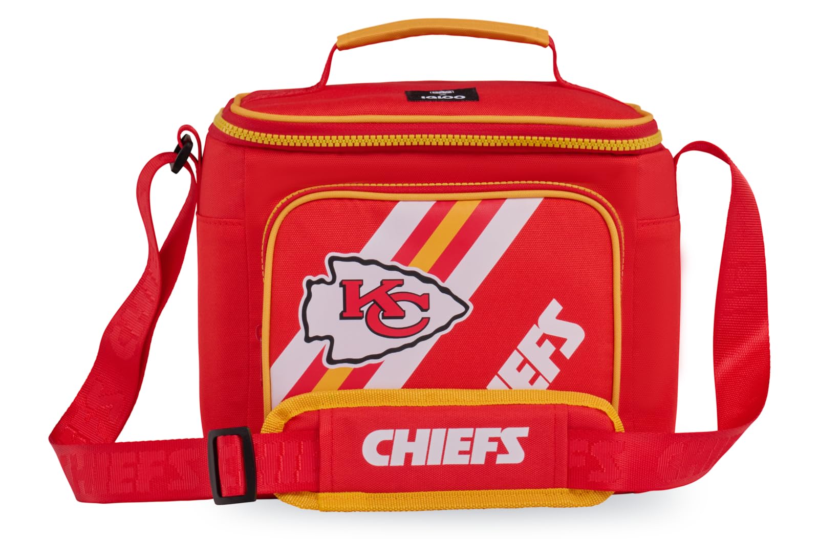 Snapklik.com : Kansas City Chiefs Square Lunch Cooler Bag