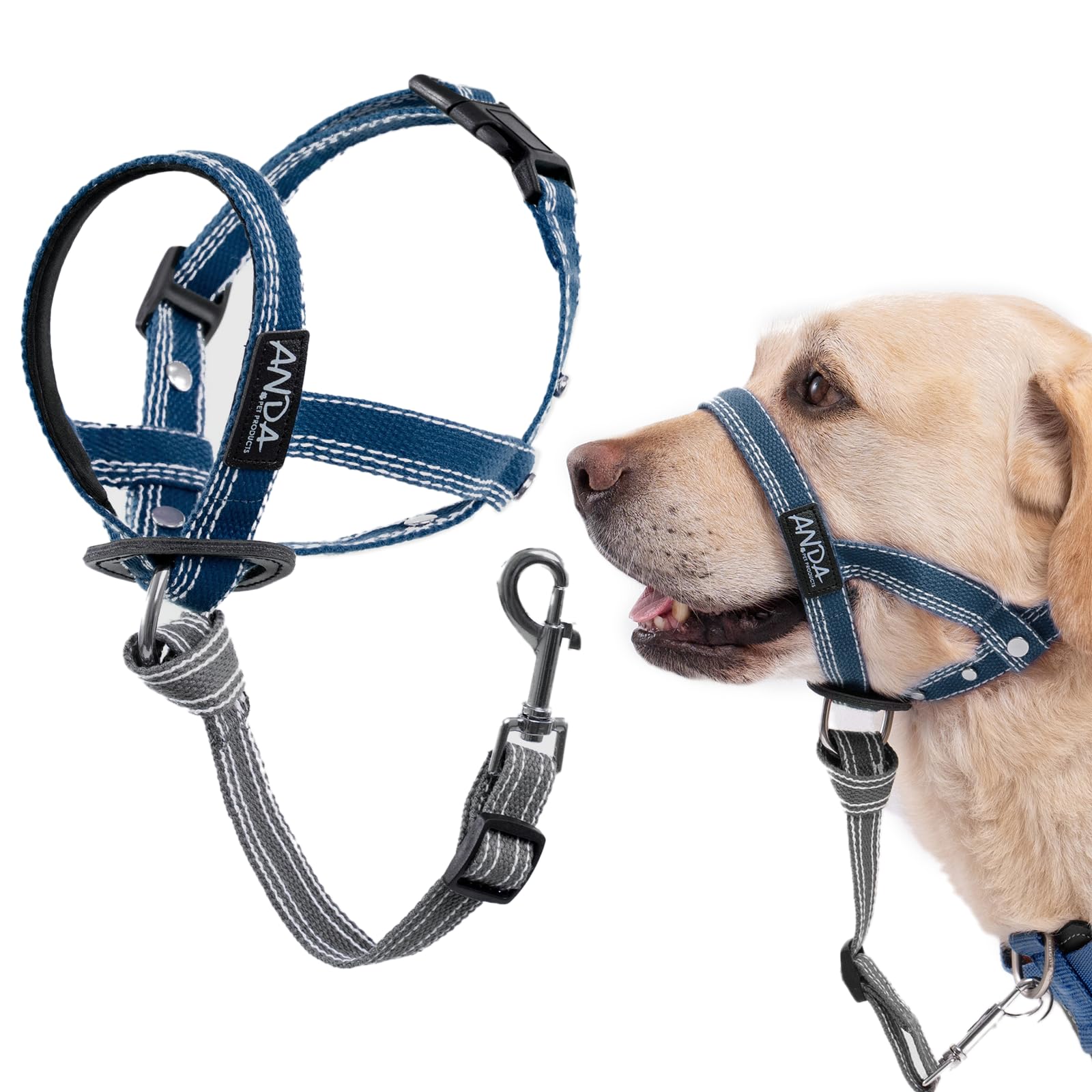 Amazon.com : ANDA Gentle Leader Ultra-Light No-Pull Dog Headcollar ...