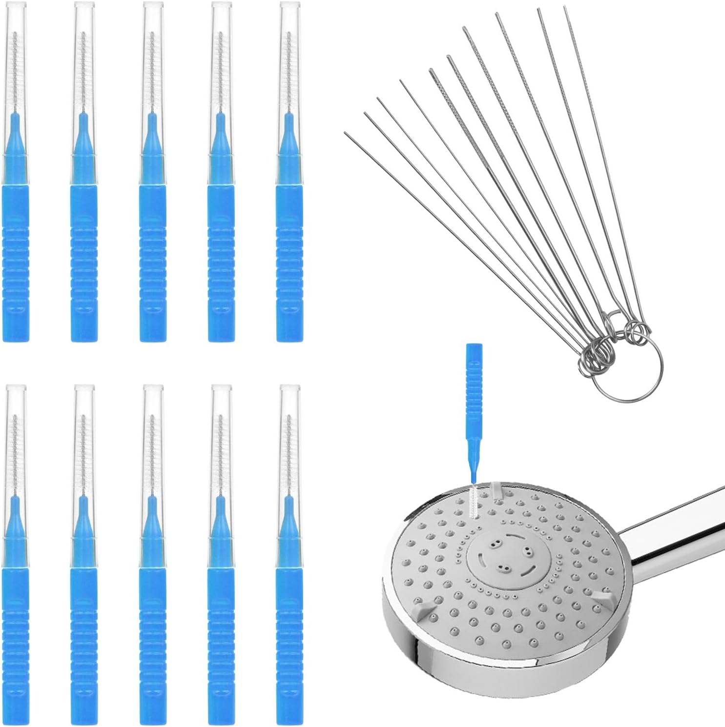 10pcs Shower Head Cleaning Tool, Shower Head Cleaner Picks with 10 ...