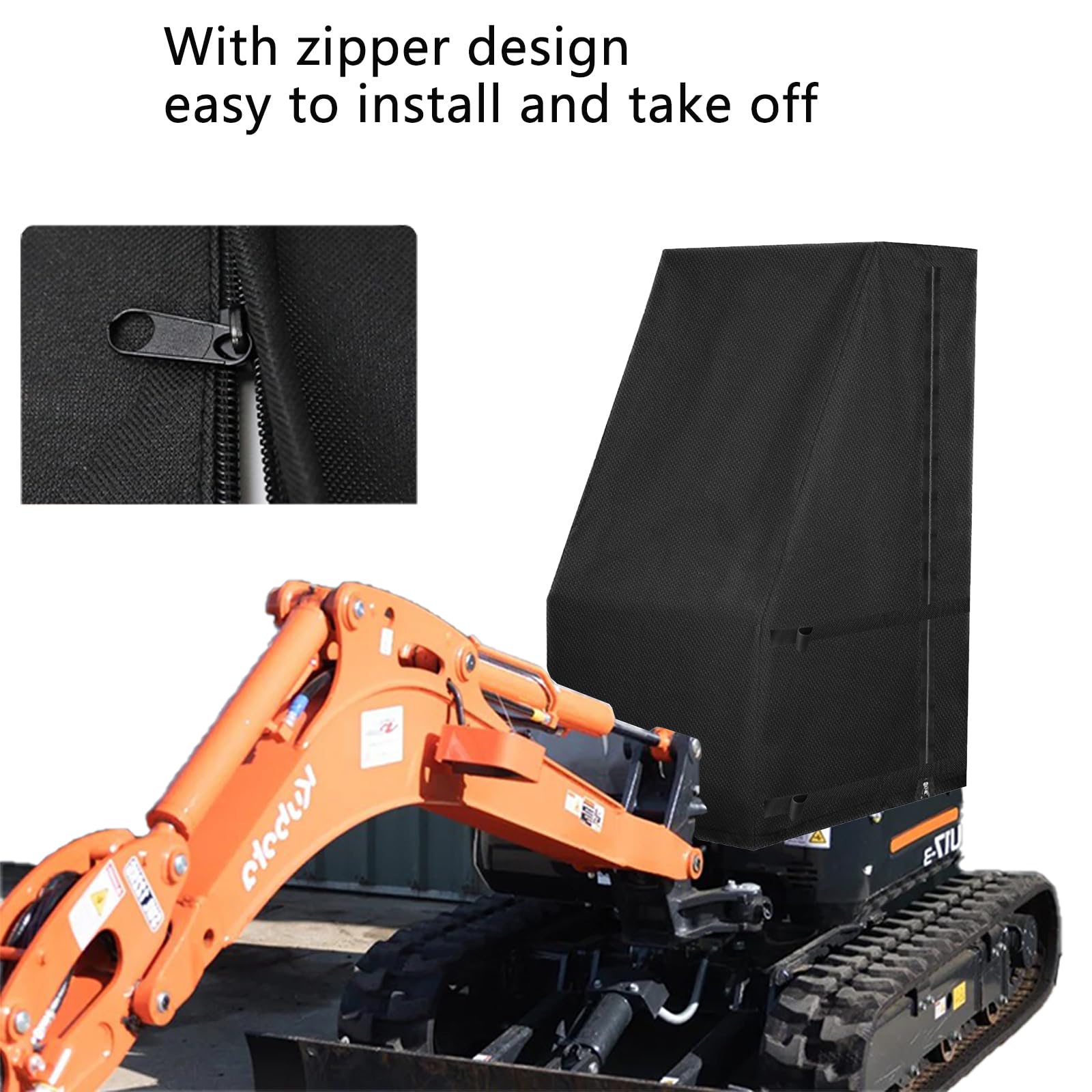 210d Oxford Machine Cover Mini Excavator Cover Fit For Bobcat E20 1760 ...